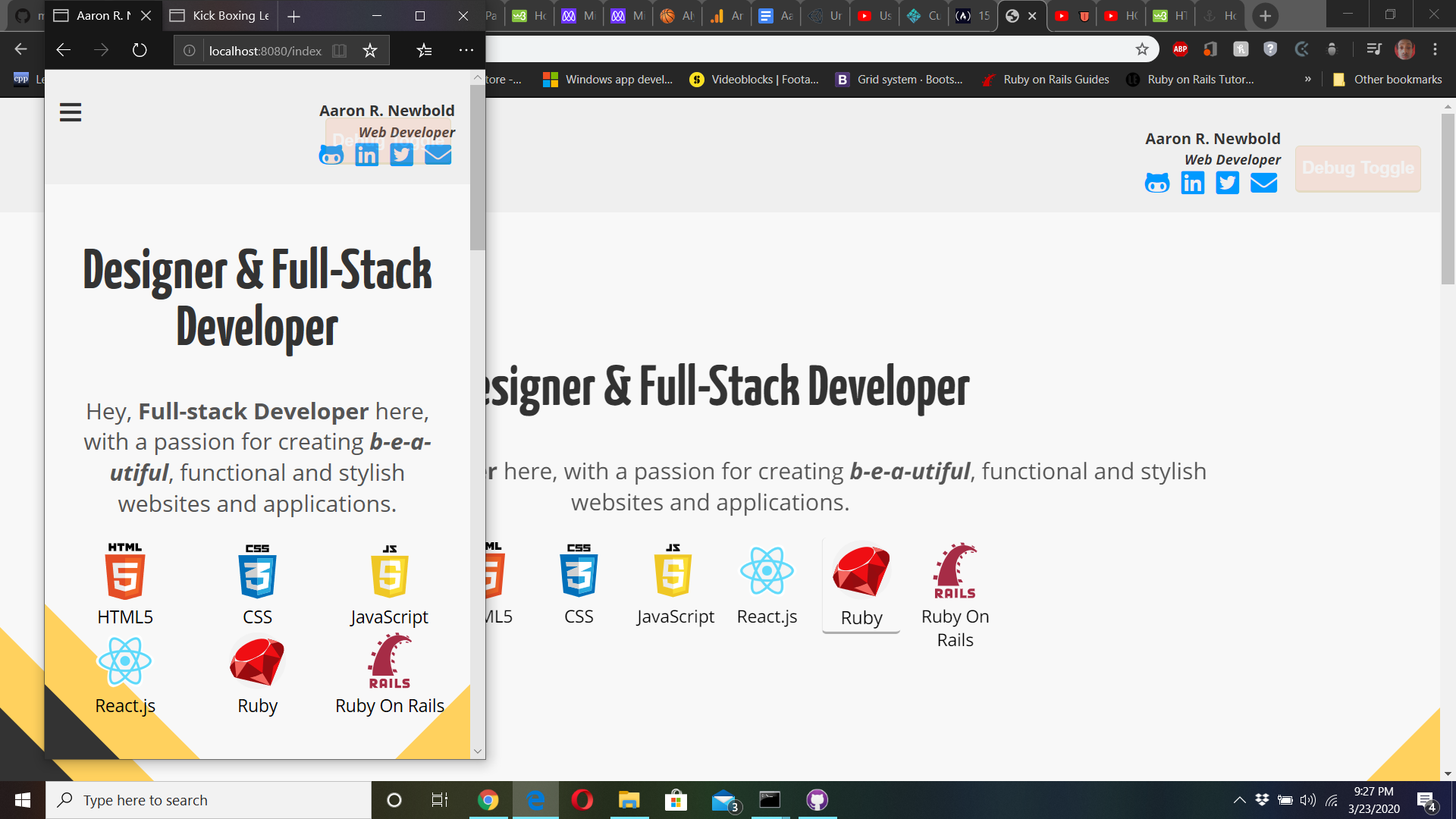 Aaron R. Newbold Full-Stack Developer